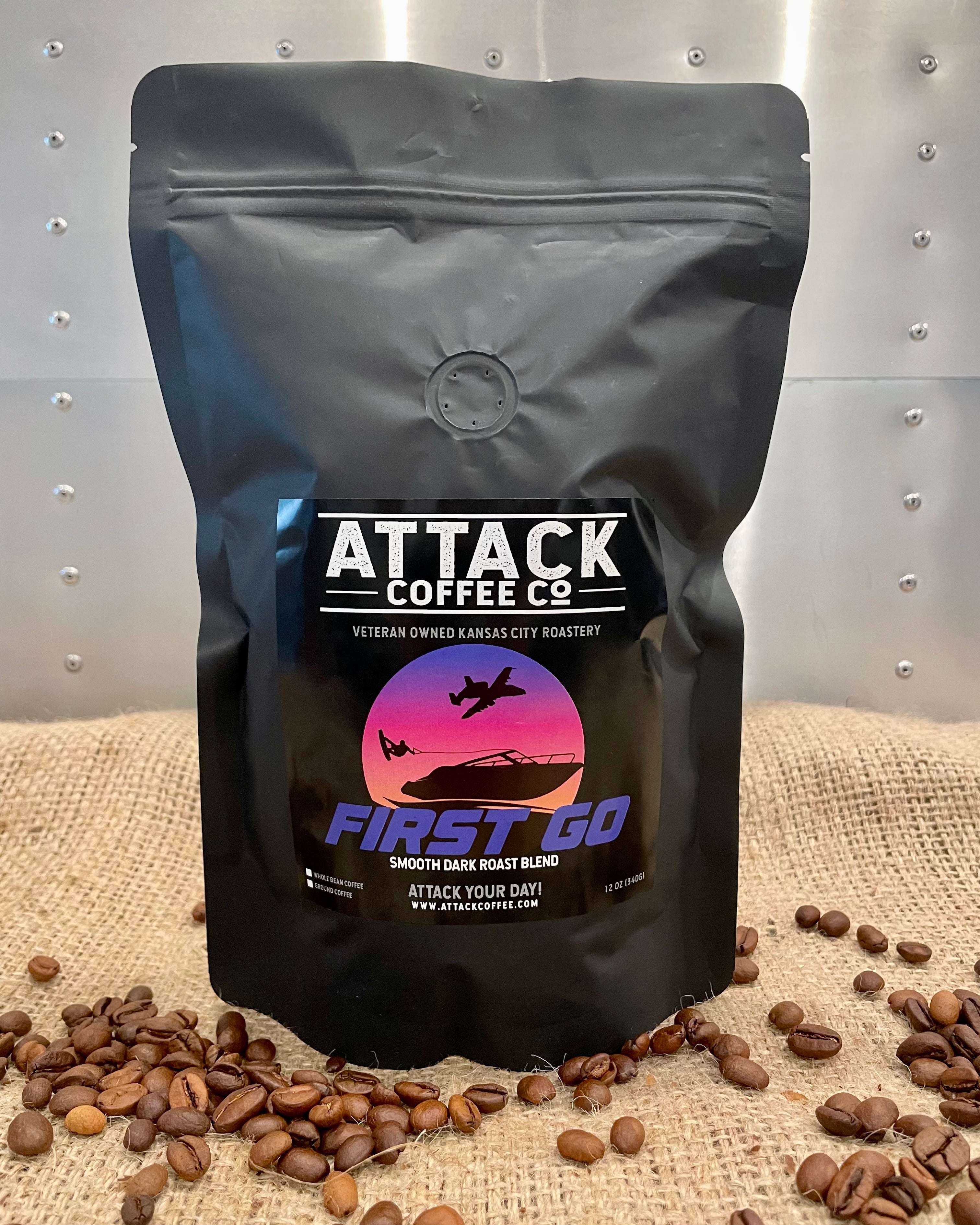 FIRST GO - Smooth Dark Roast Blend – Attack Coffee Company
